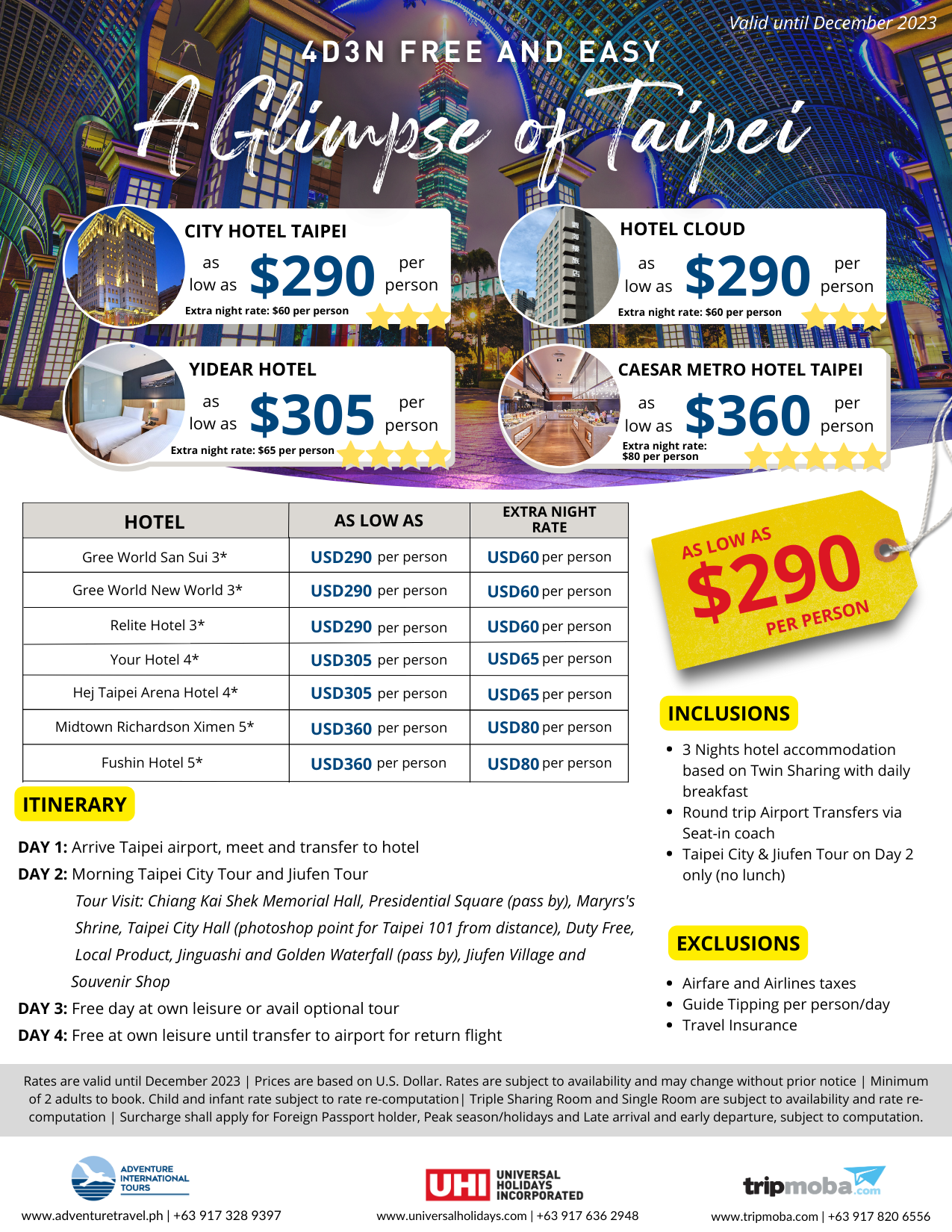 A GLIMPSE OF TAIPEI | UHI